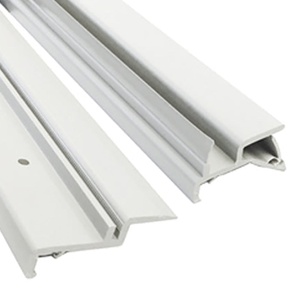 Interlock Weatherstrip Set for 8 foot Door Height. Overall Length is 9 ...